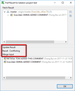 Resolve Git Conflicts Using Katalon Studio